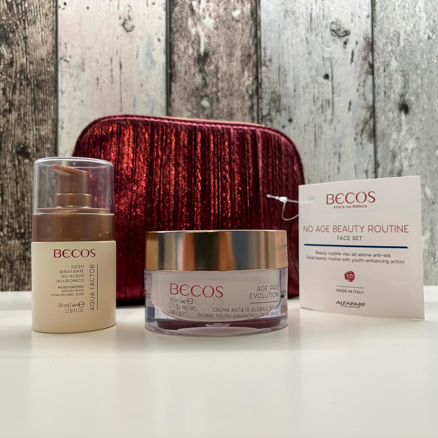 Becos No Age Beauty Routine Face Kit – Crema Age Pro Evolution Antietà ...